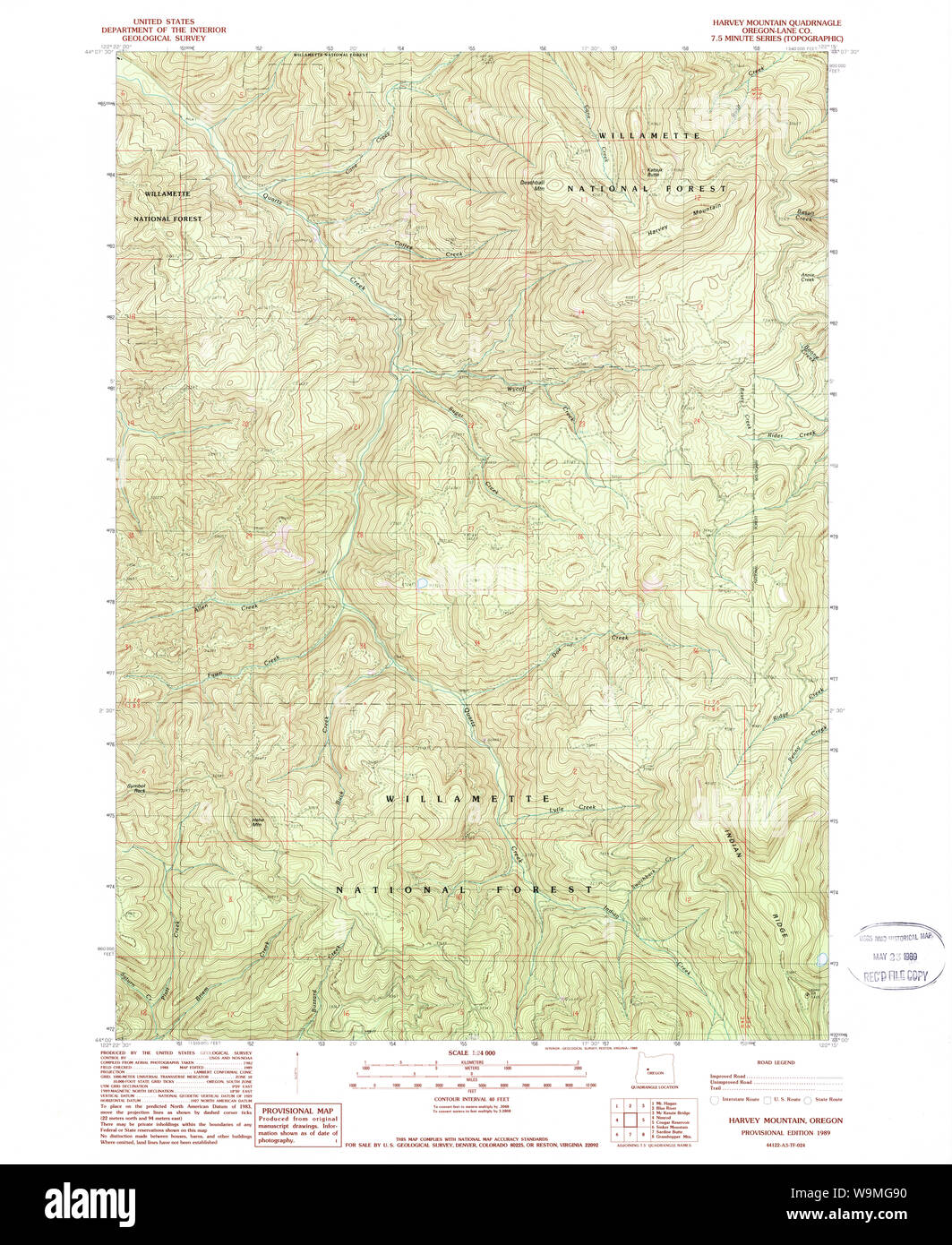 Map of harvey hi-res stock photography and images - Alamy