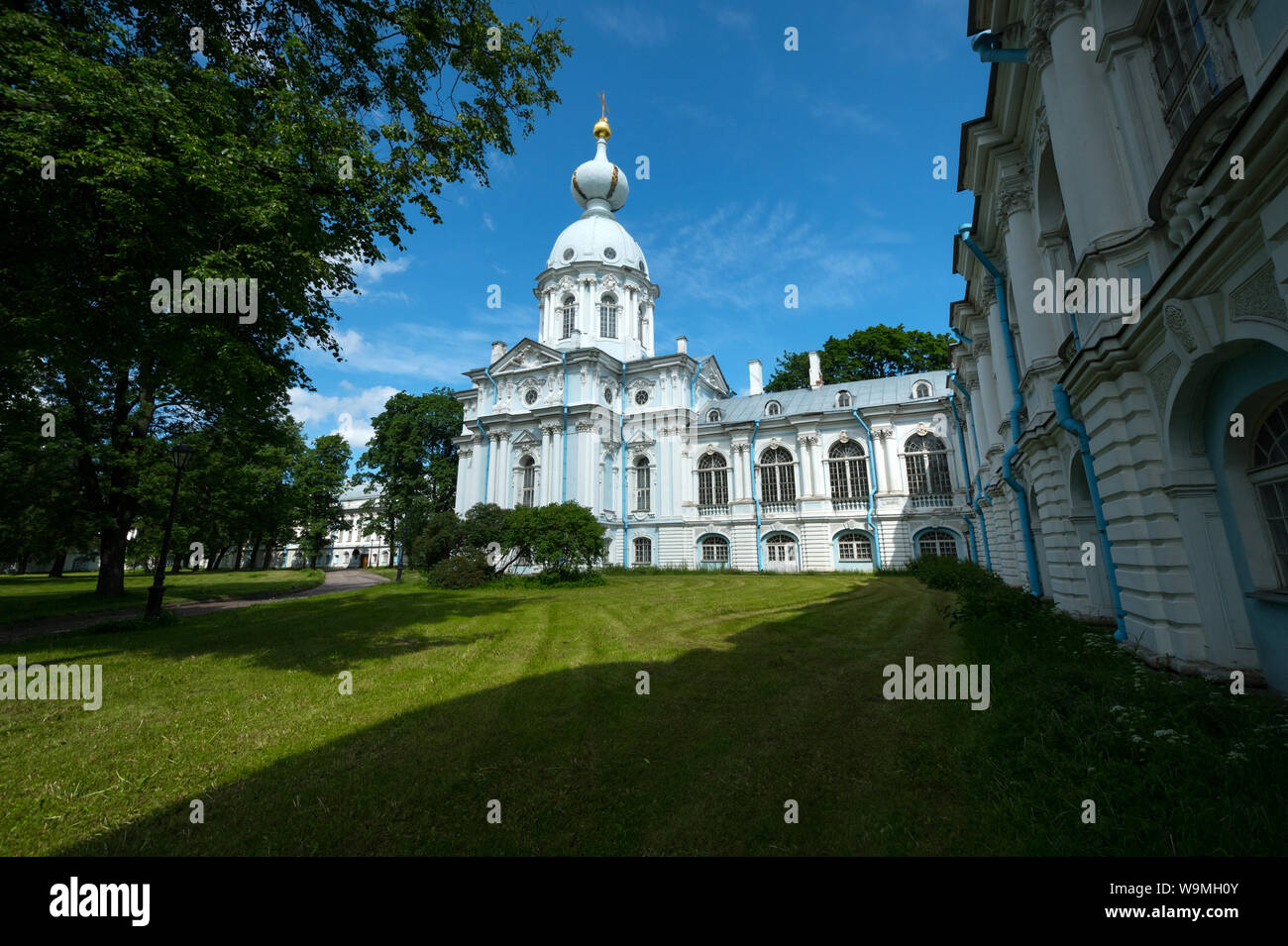 Smolny Cathedral, St. Petersburg, Russia, Europe Stock Photo - Alamy