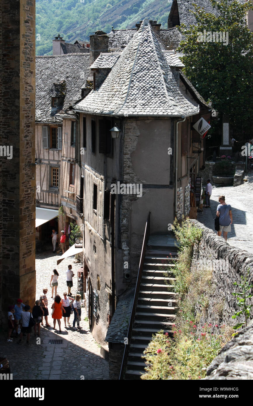 Conques Abbey, France Stock Photo - Alamy