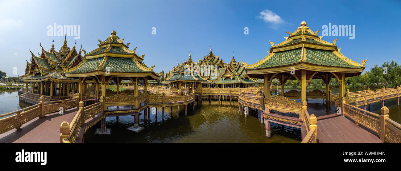 Temples in Ancient City Muang Boran in Bangkok Thailand Stock Photo - Alamy