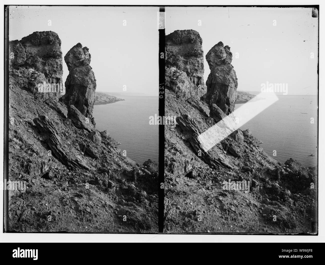 Around the Dead Sea. Pillar of Salt at Jebel Usdum Stock Photo - Alamy