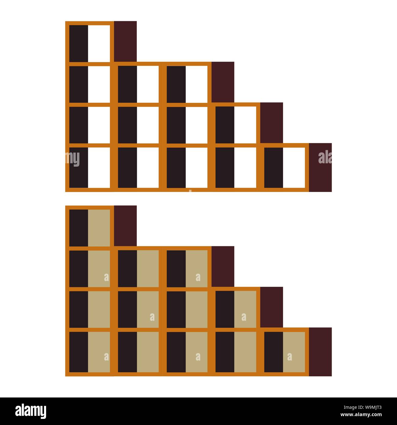 Illustration of isolated on white background element of home or office ...