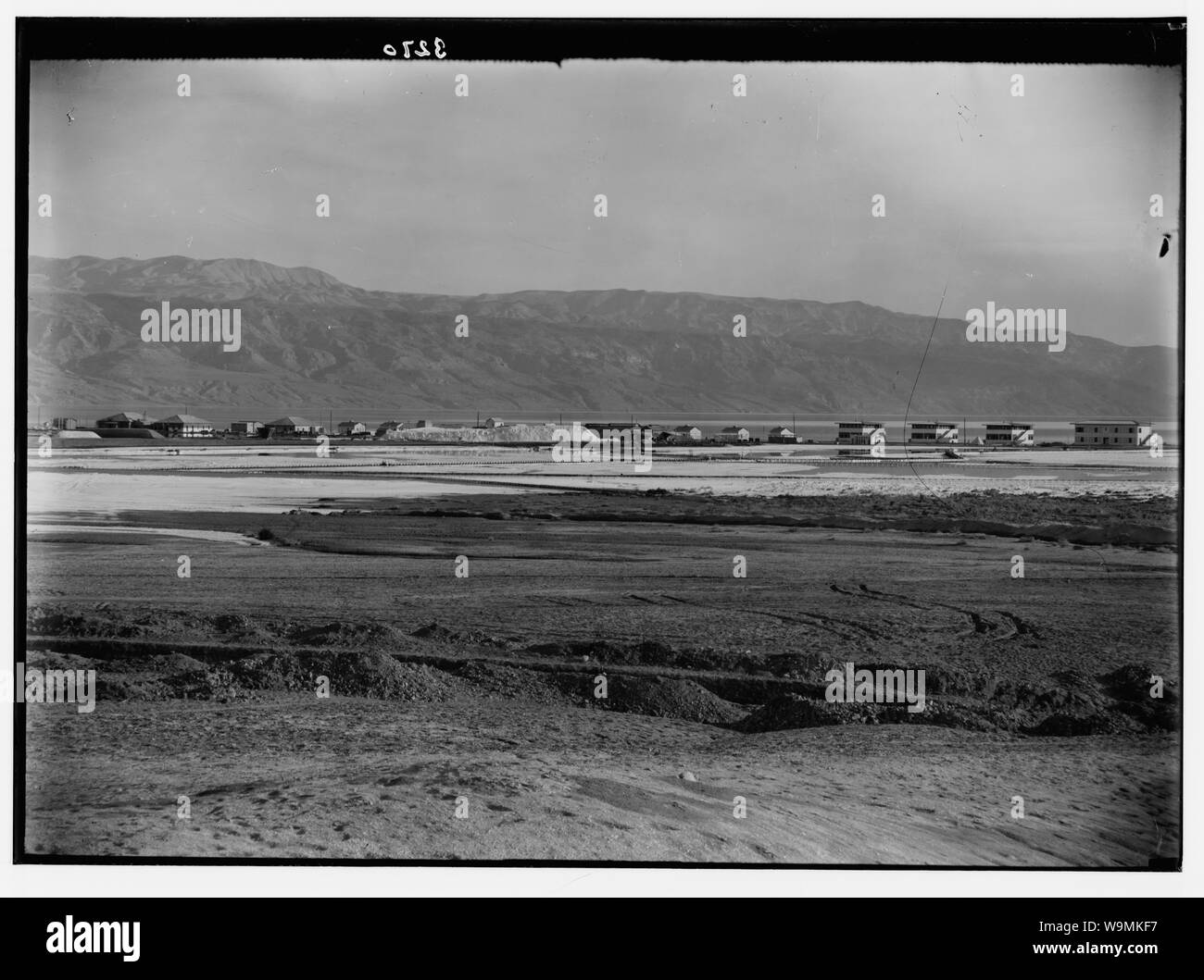 Around the Dead Sea. The Dead Sea. Palestine Potash Works. General view ...