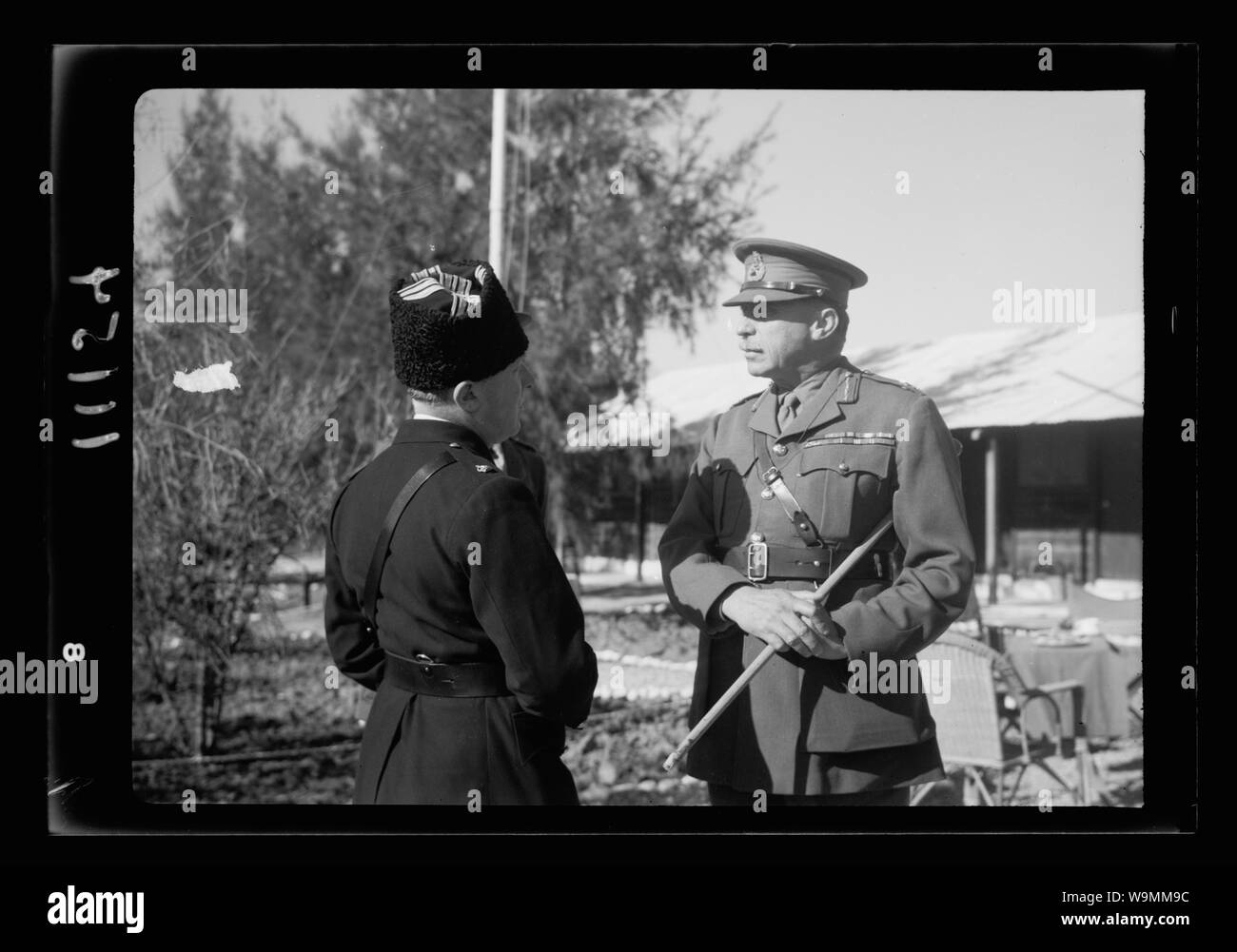 Arrival in Palestine of Mr. Antony [i.e., Anthony] Eden. Gen. Barker, G ...