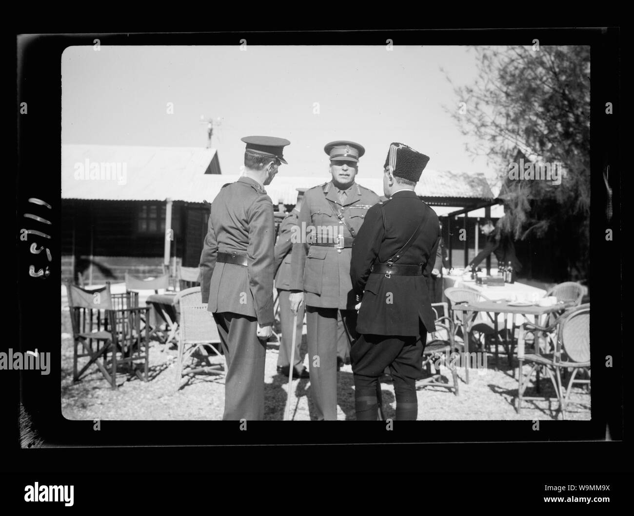 Arrival in Palestine of Mr. Antony [i.e., Anthony] Eden. Gen. Barker, G ...