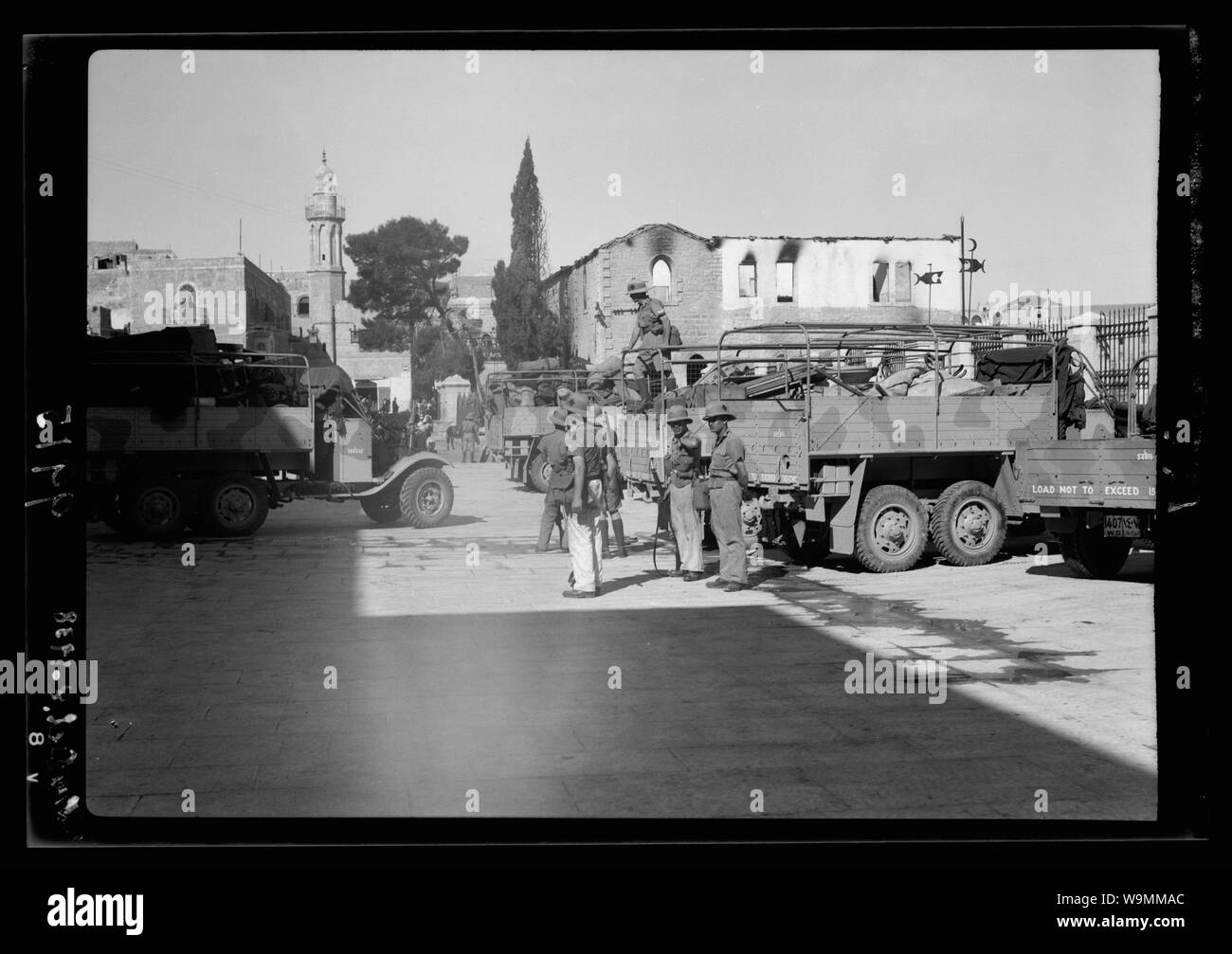Arrival in Bethlehem of the Worcestershire Rgt. [i.e., Regiment], 1st ...