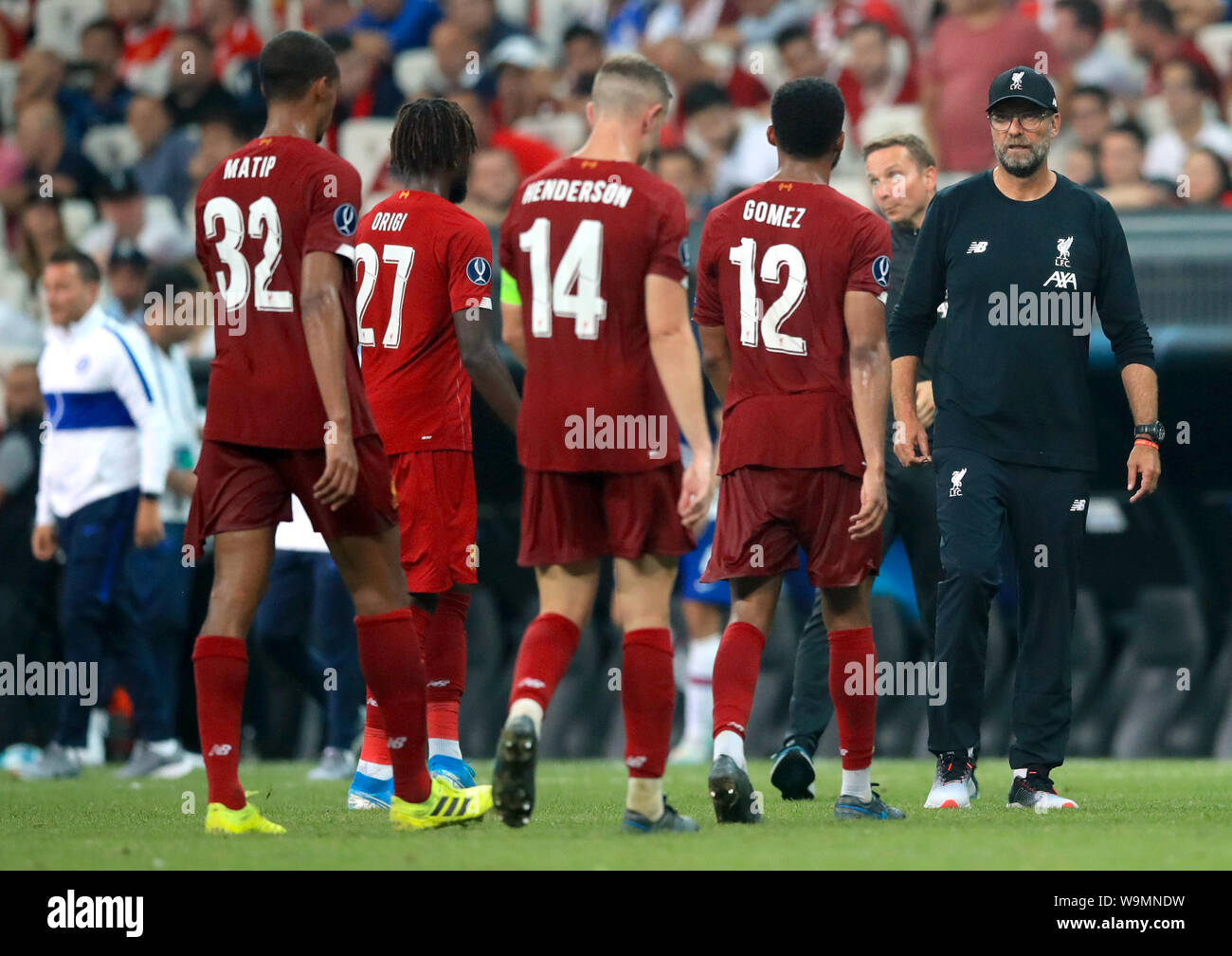 Liverpool jurgen klopp uefa super cup hi-res stock photography and ...
