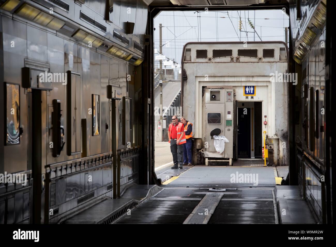 Eurotunnel shuttle train hi-res stock photography and images - Alamy