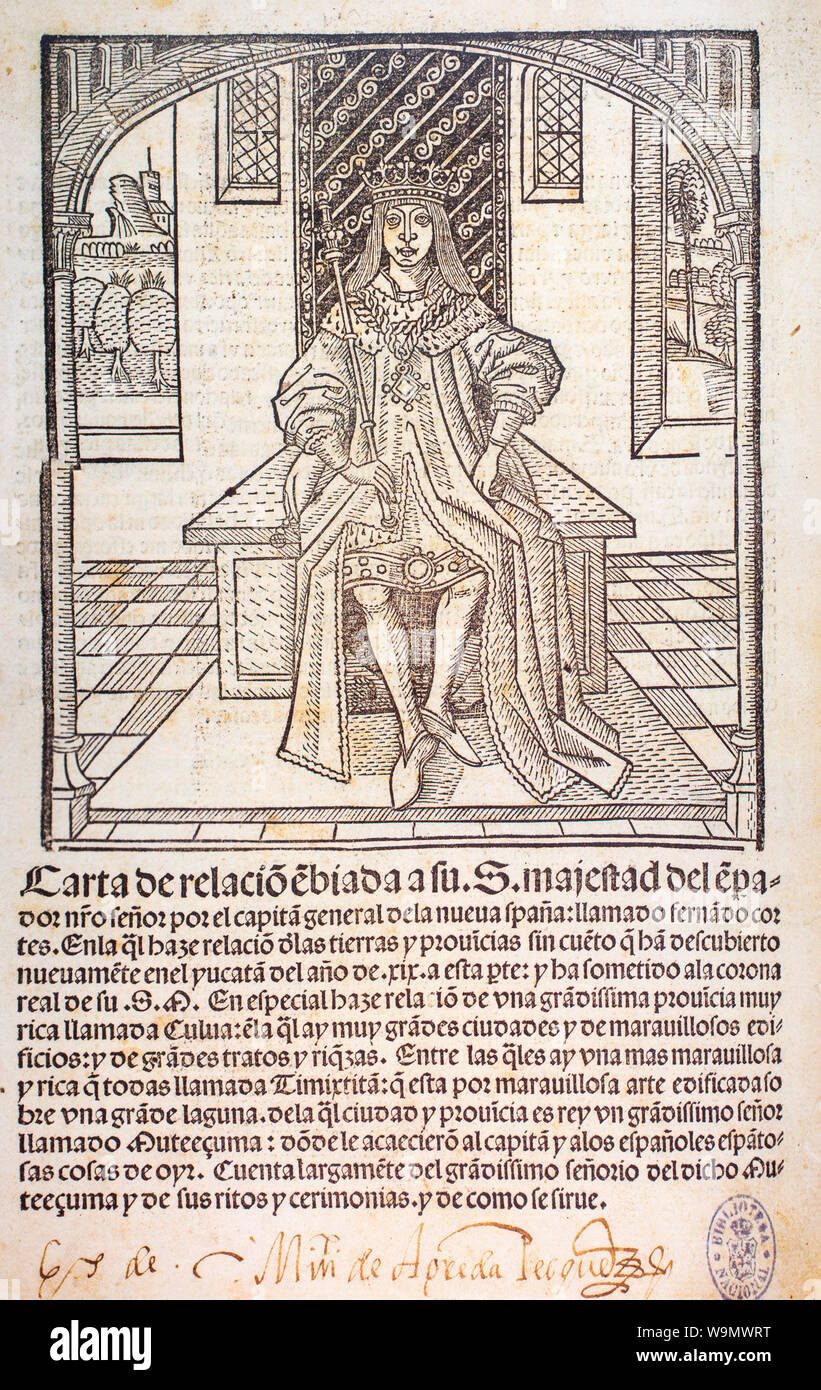 Cortes Spanish Conquest Mexico High Resolution Stock Photography and ...