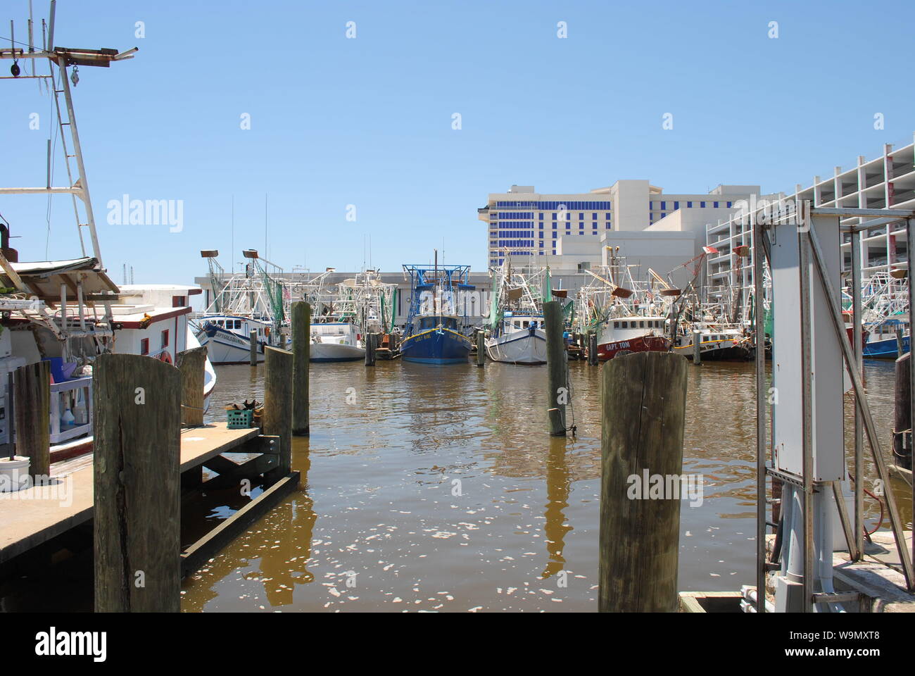 Boats in Harbor Stock Photo - Alamy