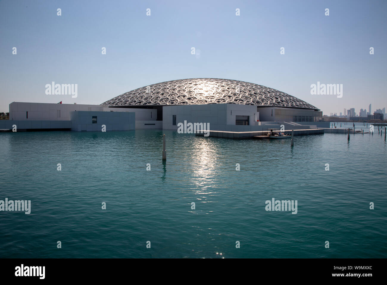 Exterior view of the Louvre Abu Dhabi. Architect: Jean Nouvel --- The ...