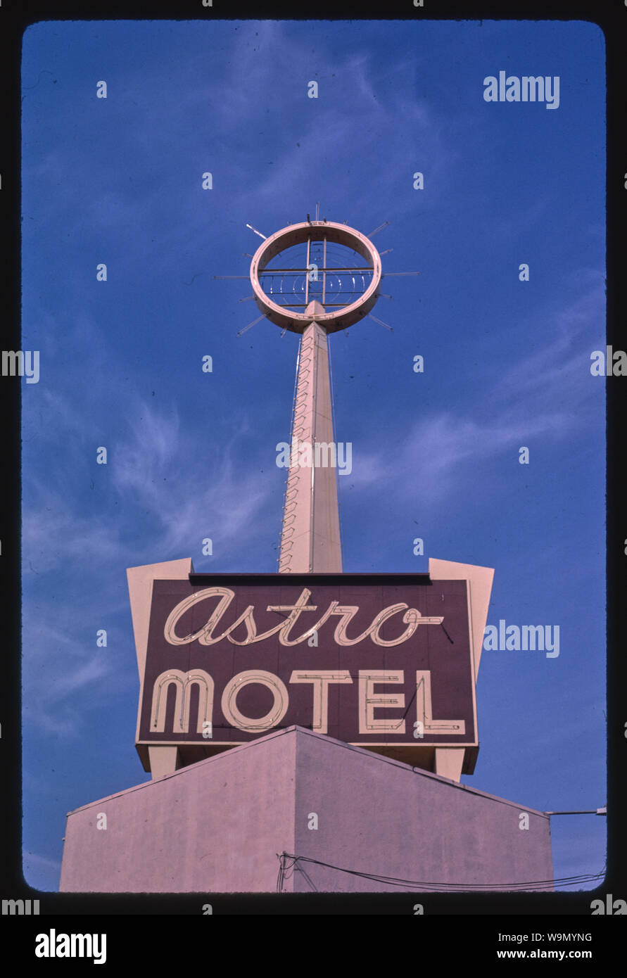 Astro motel sign hi-res stock photography and images - Alamy