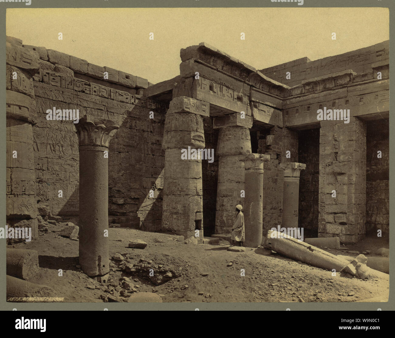 At Medinet Habou Stock Photo - Alamy