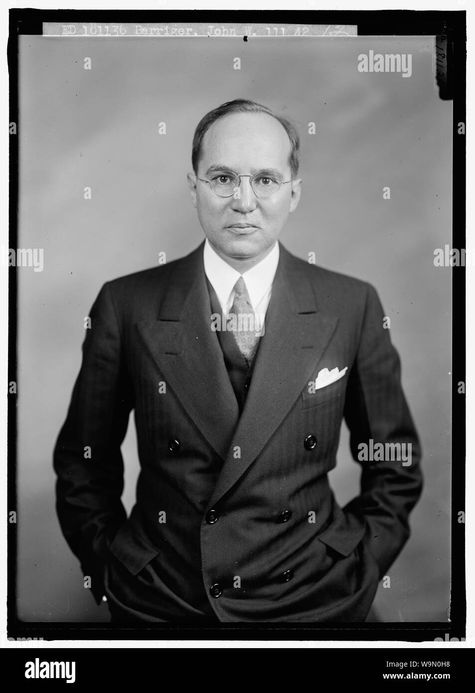 BARRIGER, JOHN W., III, PORTRAIT Stock Photo - Alamy