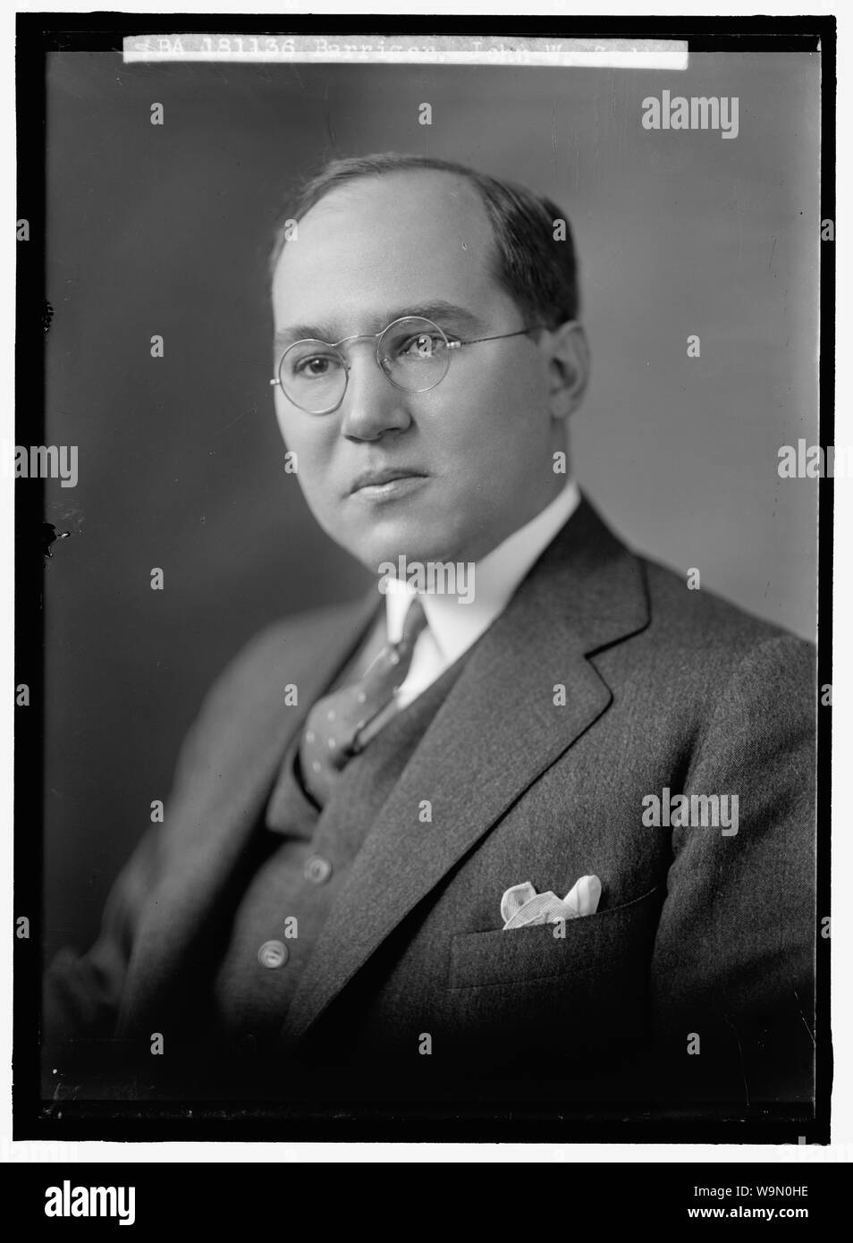 BARRIGER, JOHN W., III, PORTRAIT Stock Photo - Alamy
