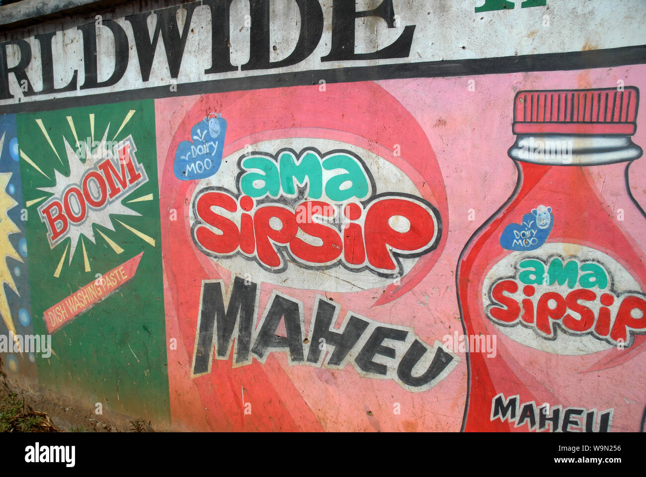 Adverts in africa hi-res stock photography and images - Alamy