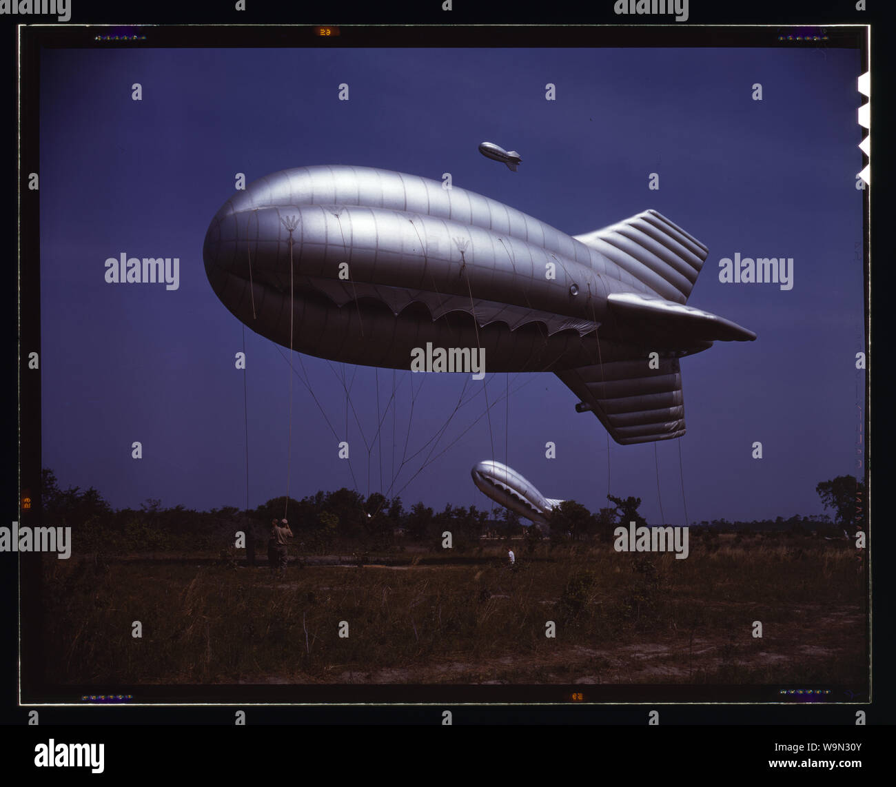 Barrage balloons, Parris Island, S.C Stock Photo - Alamy