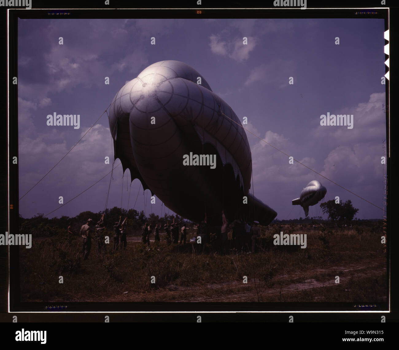 Barrage balloon, Parris Island, S.C Stock Photo - Alamy