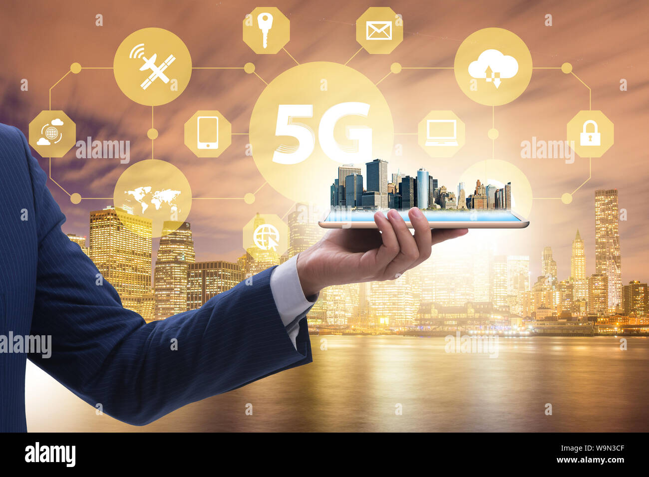 5G technology concept - high internet speed Stock Photo - Alamy