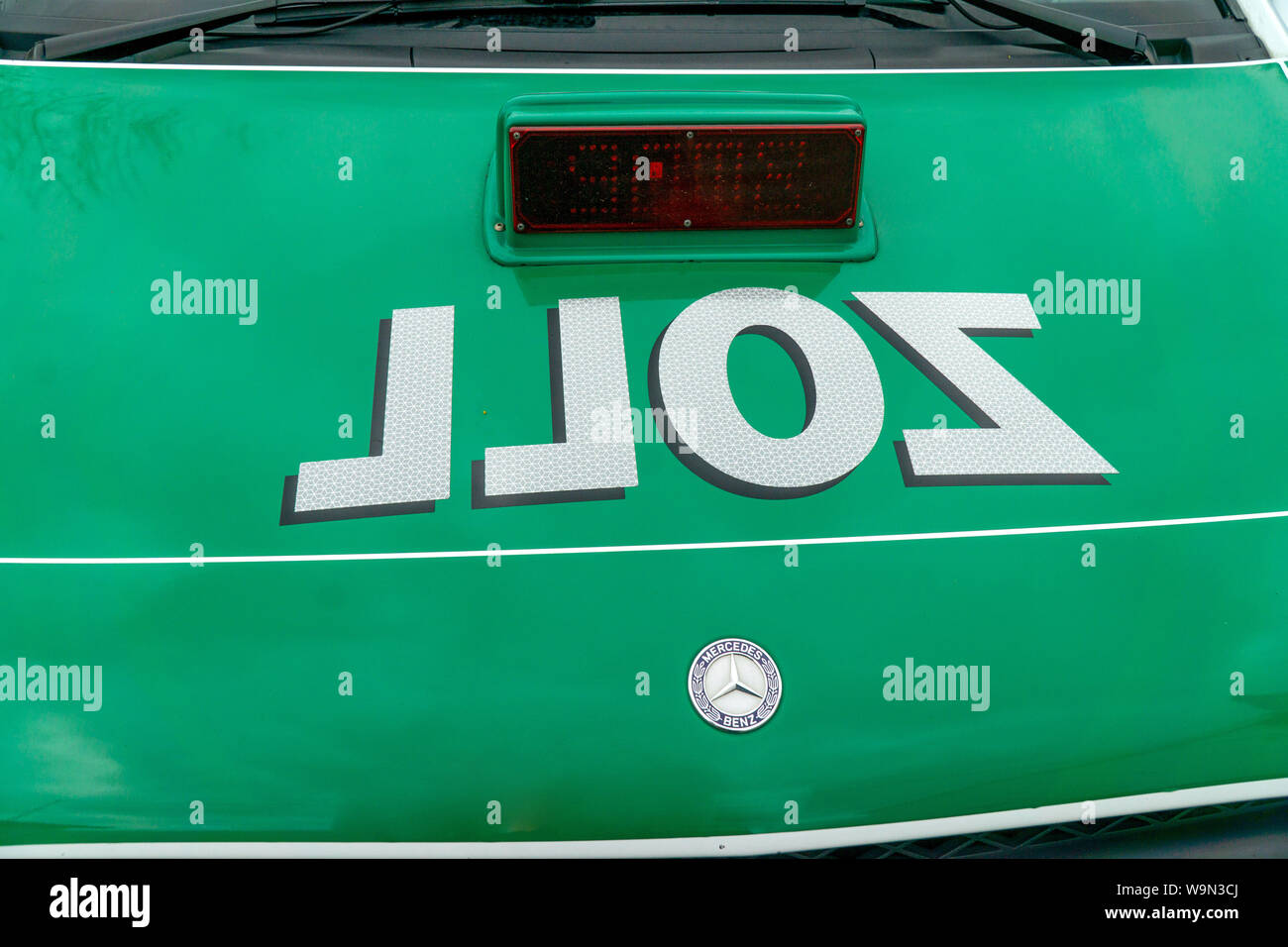 GIESSEN, Germany - JULY 19, 2018: ZOLL (Costums Duty Control) logo on a ...