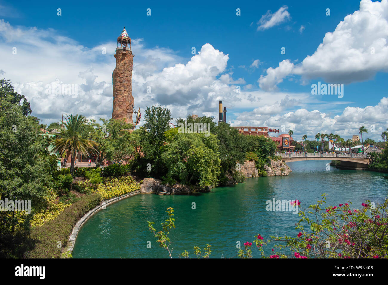 Orlando, Florida. August 07, 2019. Panoramic view of Island of ...