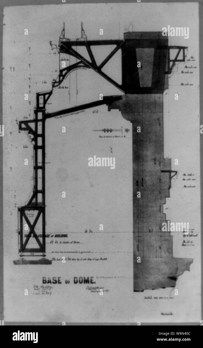 Base of dome, top of balustrade of building Stock Photo - Alamy