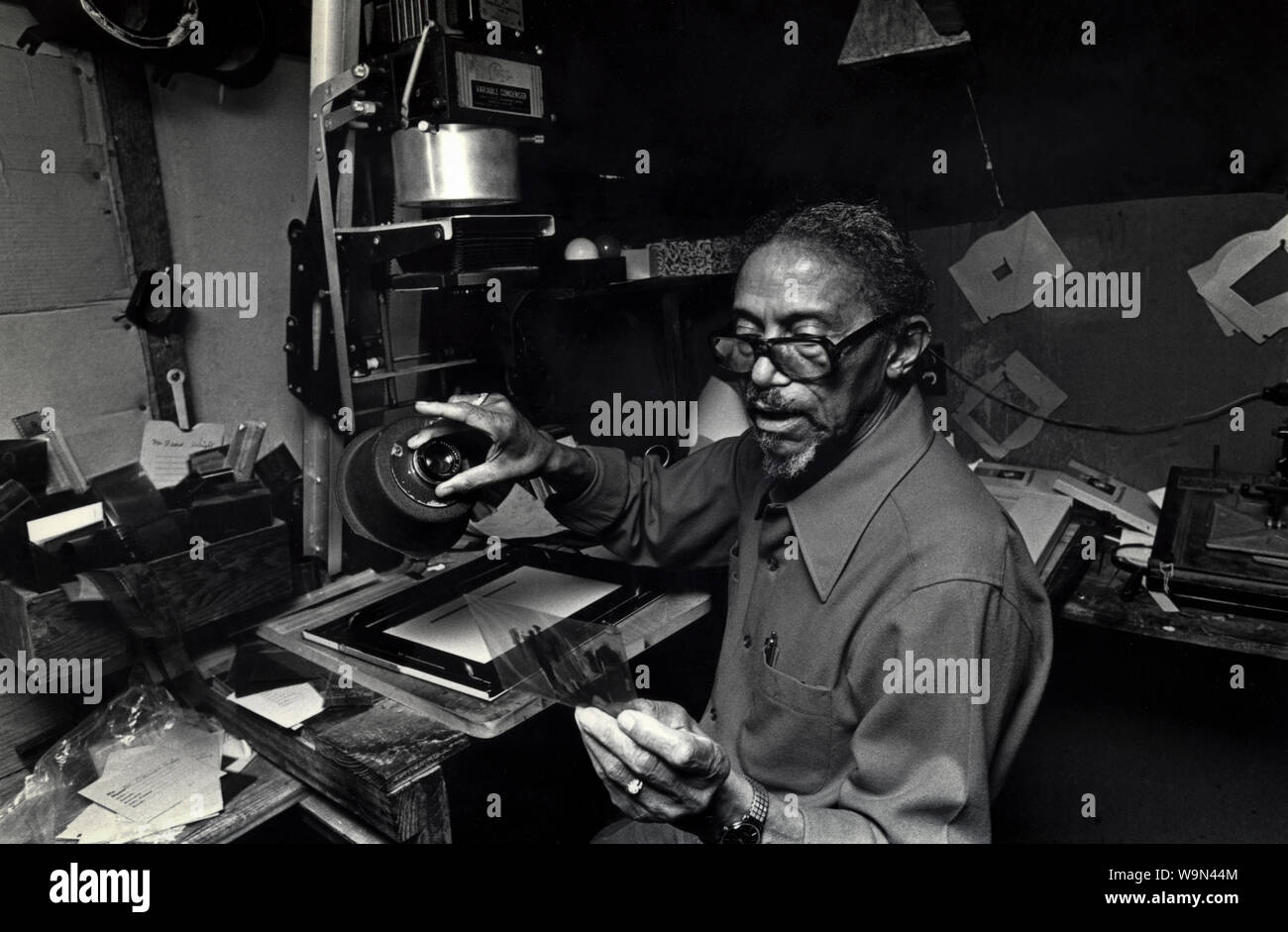 P. H. Polk, the official photographer of Tuskeegee Institute in the ...