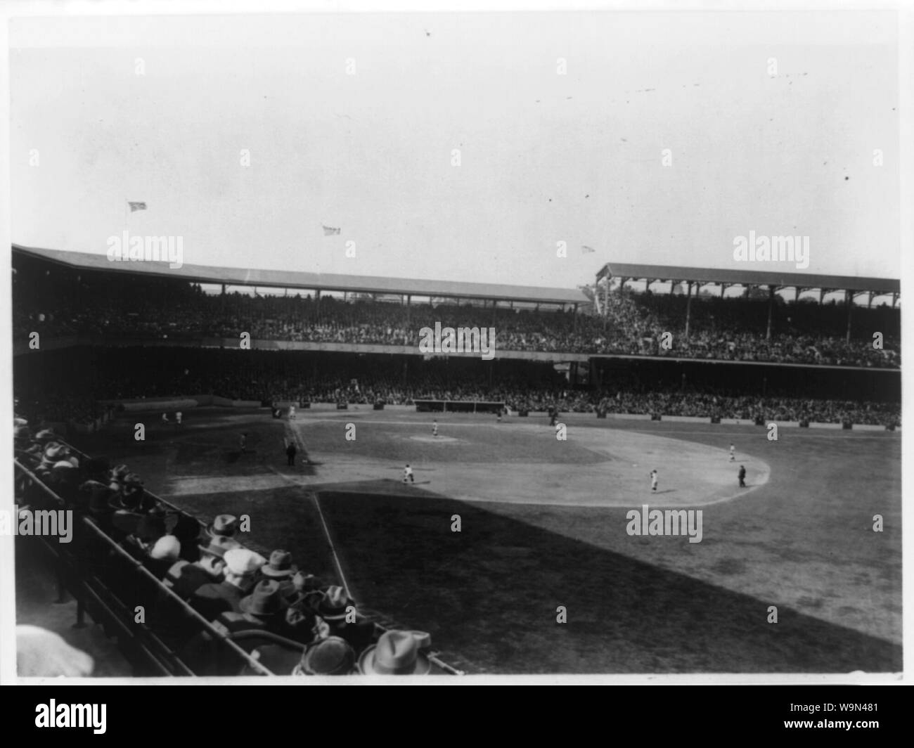 Baseball game at old Griffith Stadium, Washington, D.C Stock Photo - Alamy