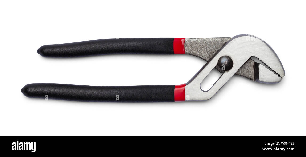 Closed Chanel Lock Pliers Isolated on White Stock Photo - Alamy