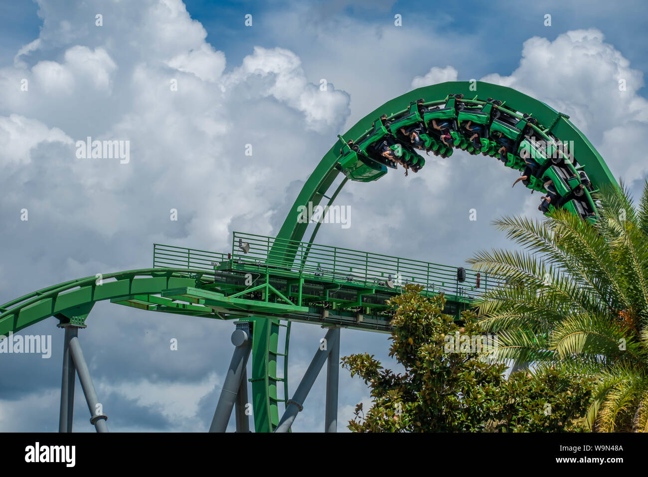 Orlando, Florida. August 07, 2019. People enjoying amazing The ...