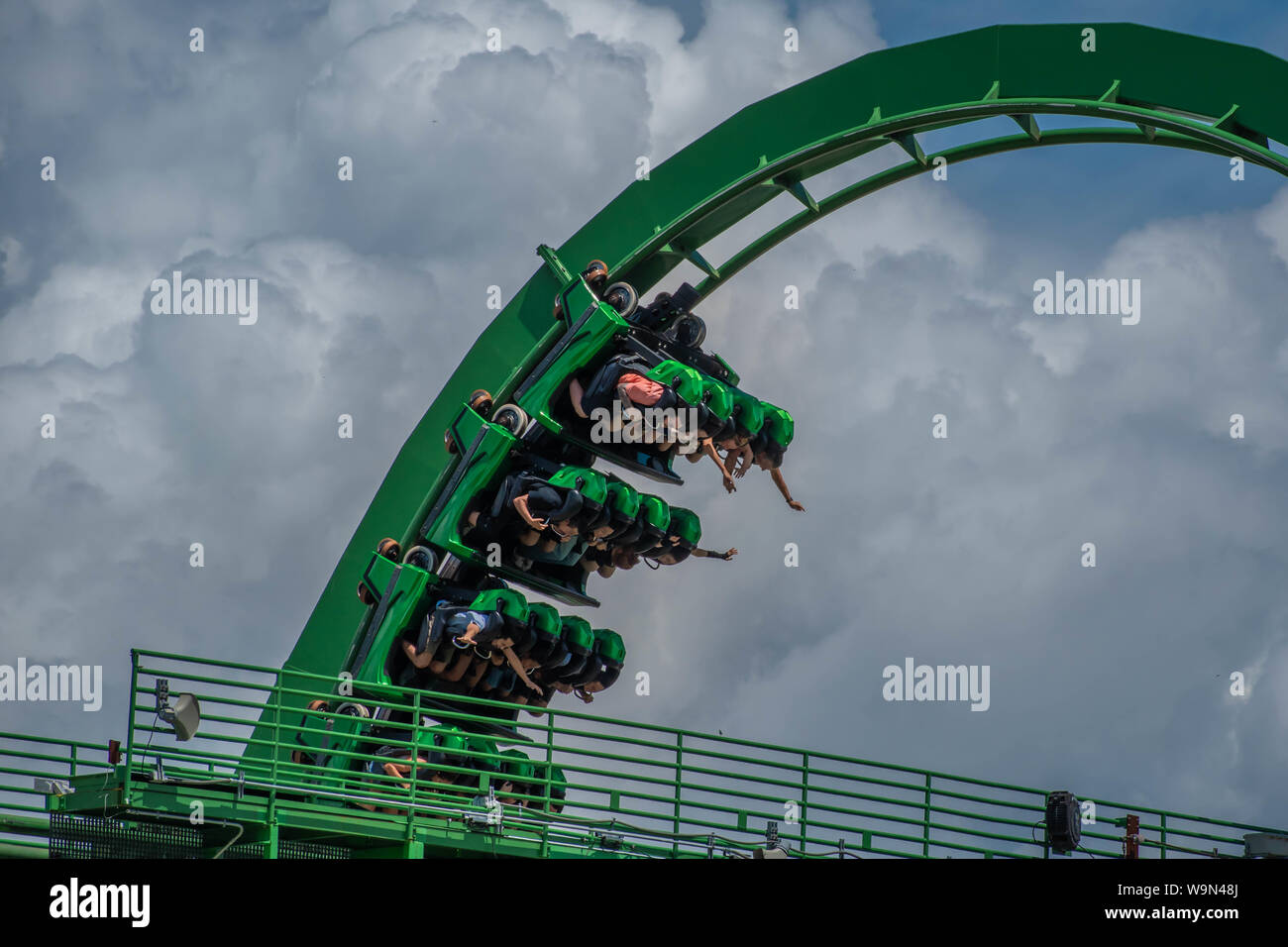 Orlando, Florida. August 07, 2019. People enjoying amazing The ...