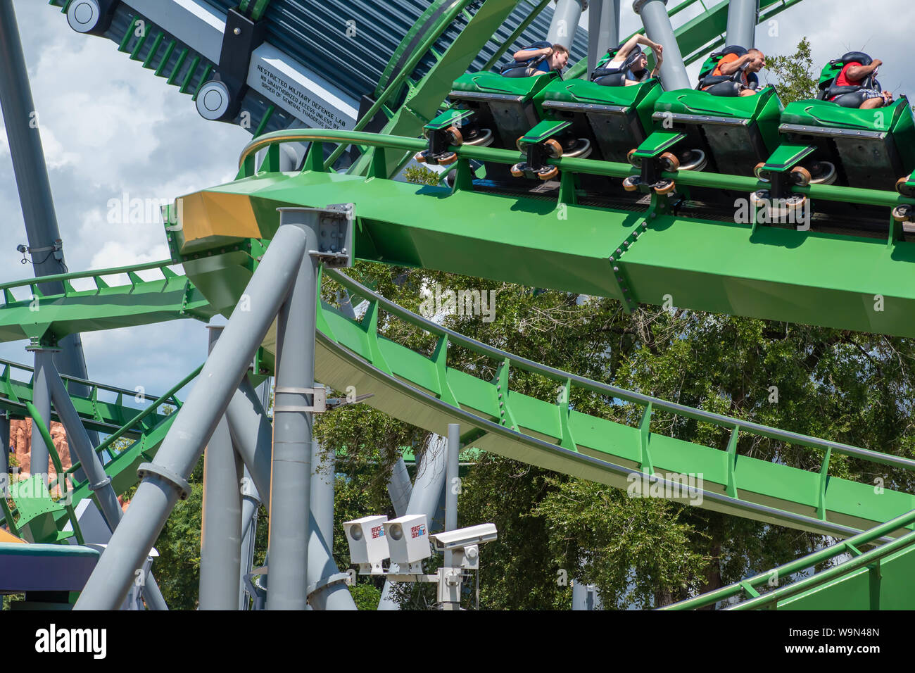 Orlando, Florida. August 07, 2019. People enjoying amazing The ...