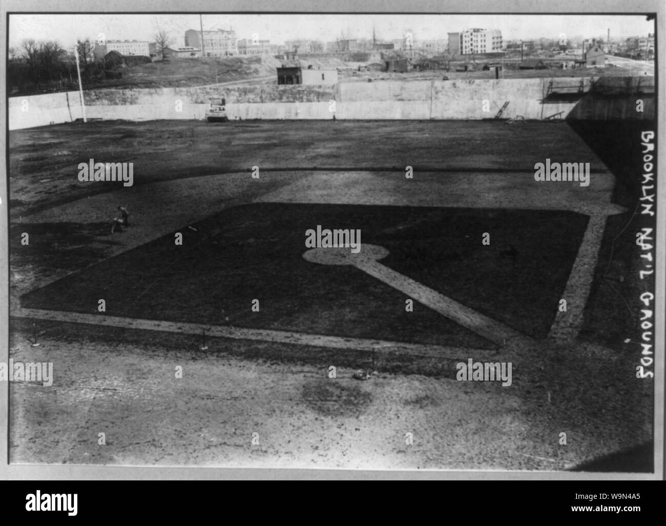 Brooklyn dodgers stadium Black and White Stock Photos & Images - Alamy
