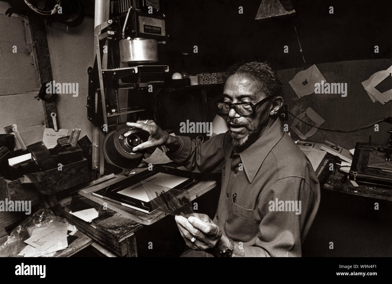 P. H. Polk, the official photographer of Tuskeegee Institute in the ...