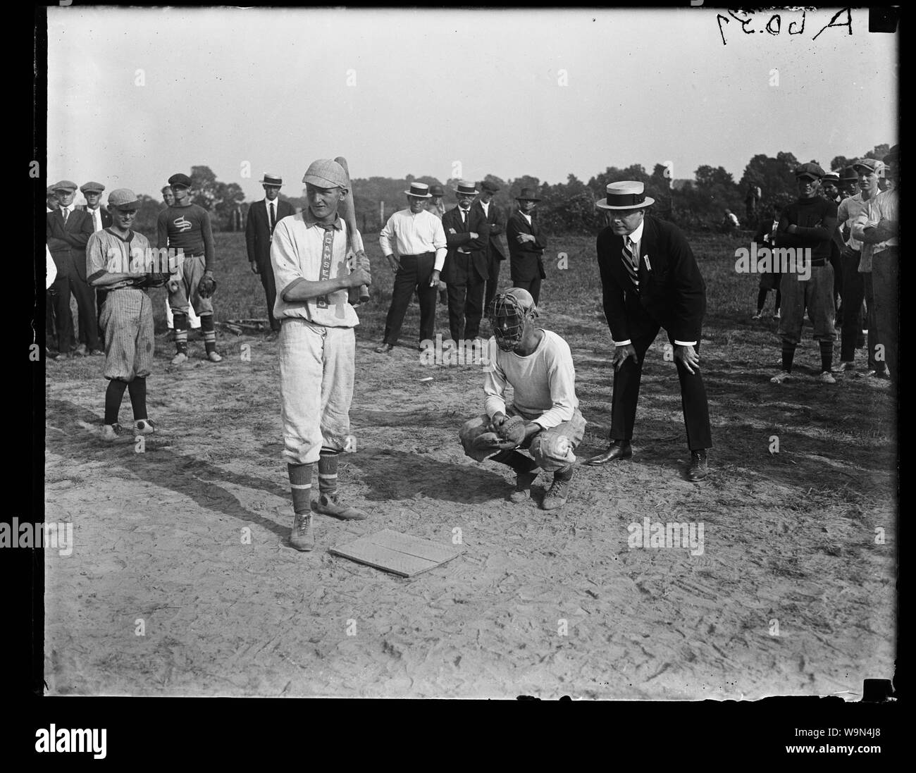 Baseball; Albert Ritchie, right Stock Photo - Alamy