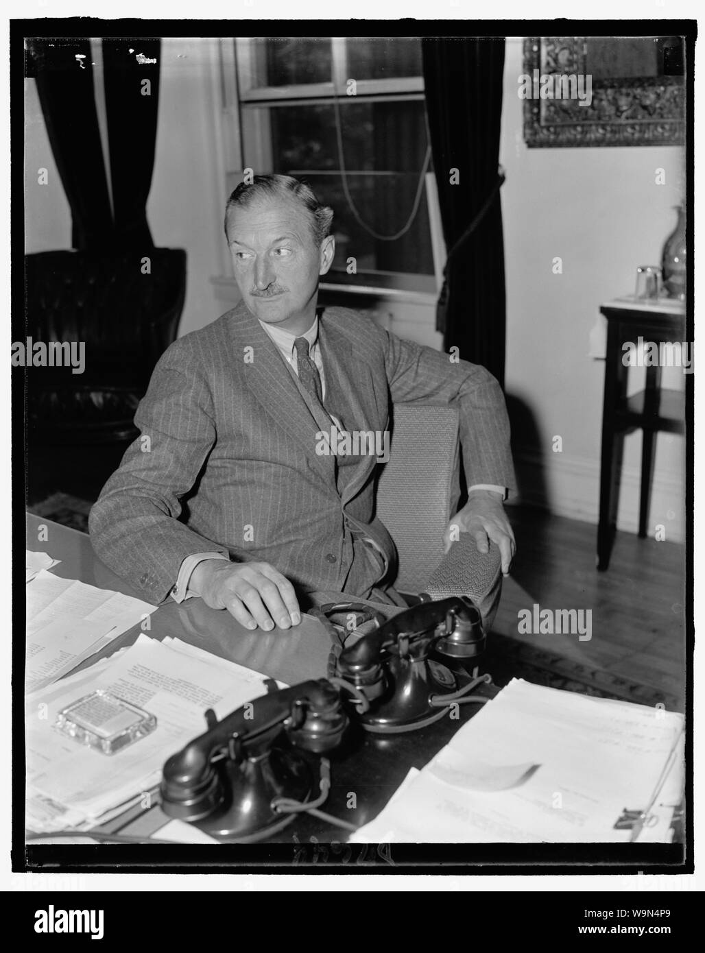 Basil Harris, Commissioner of Customs. U.S. Treasury Dept., 10/25/39 ...