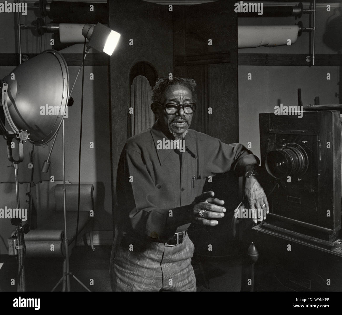 P. H. Polk, the official photographer of Tuskeegee Institute in the ...