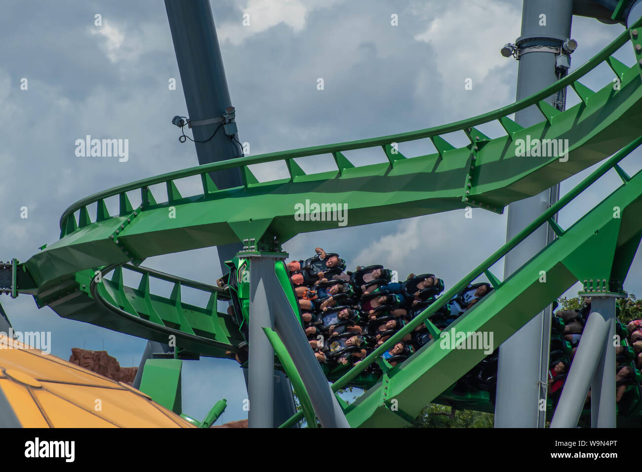 Orlando, Florida. August 07, 2019. People having fun terrific The ...