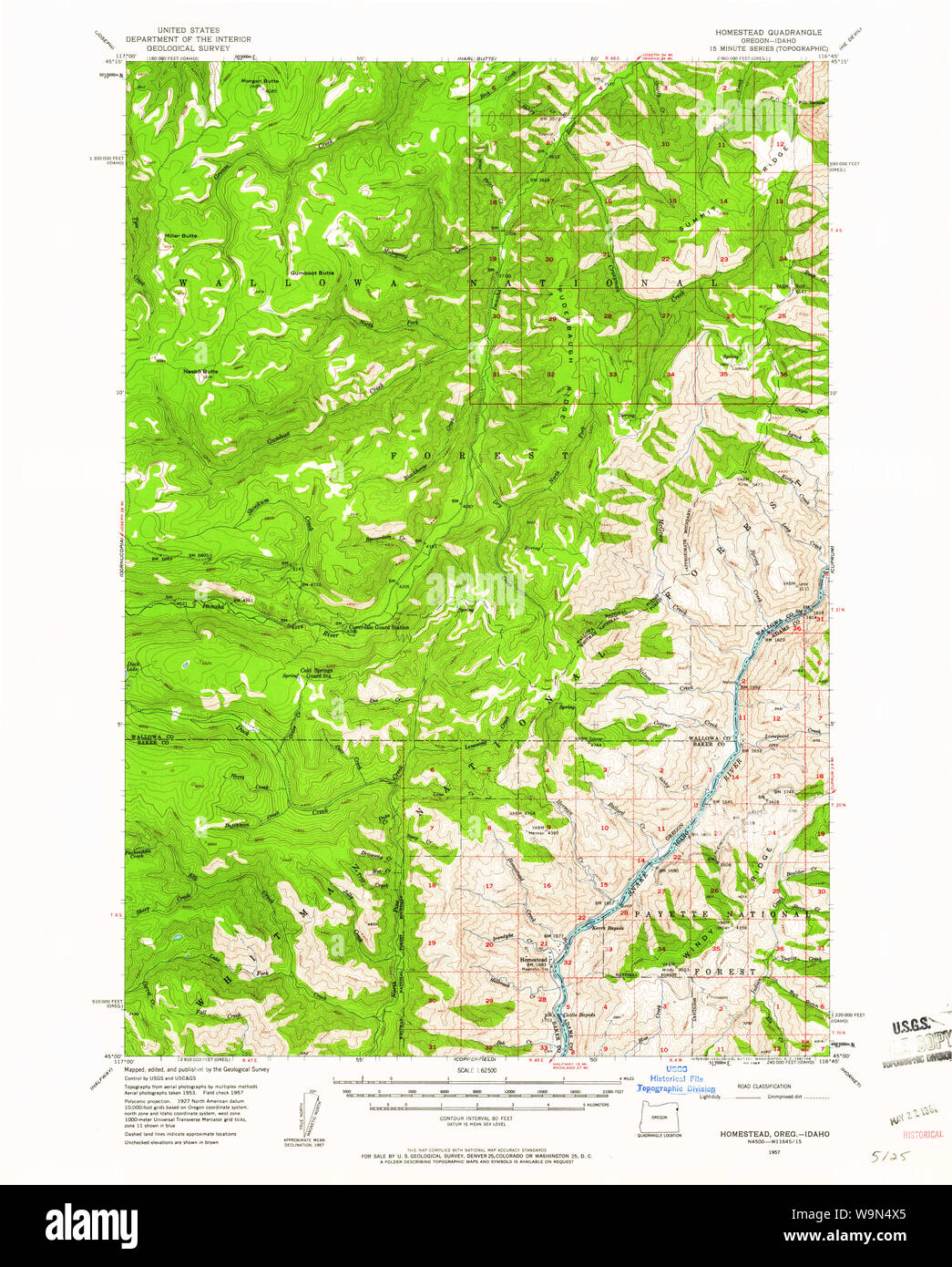 Map of homestead hi-res stock photography and images - Alamy