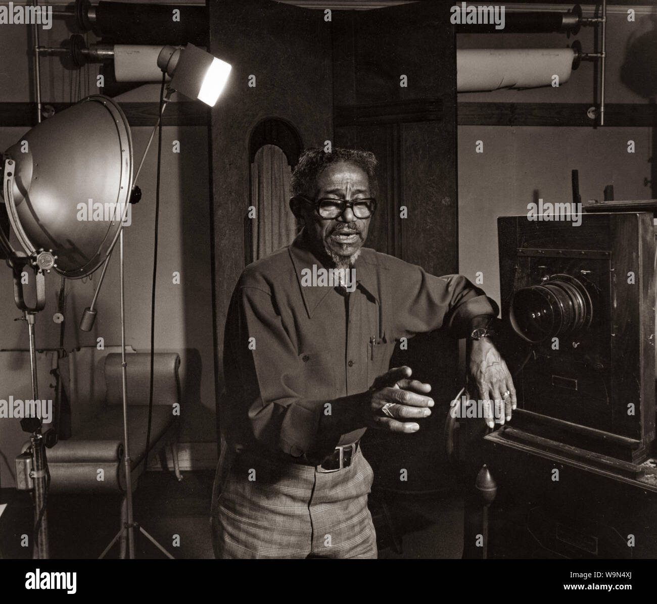 P. H. Polk, the official photographer of Tuskeegee Institute in the ...