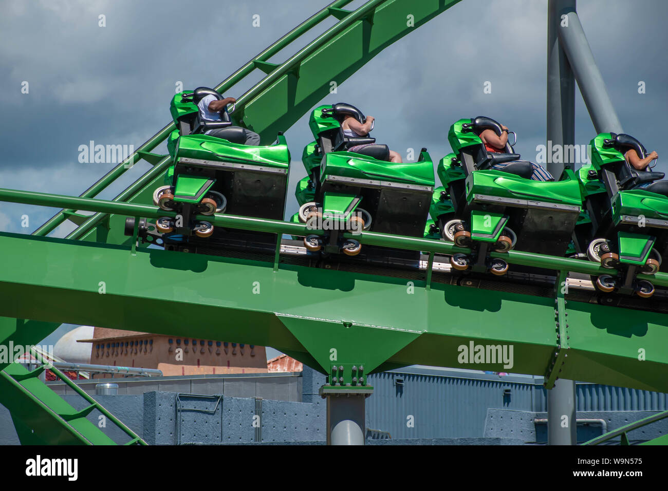 Orlando, Florida. August 07, 2019. People having fun terrific The ...
