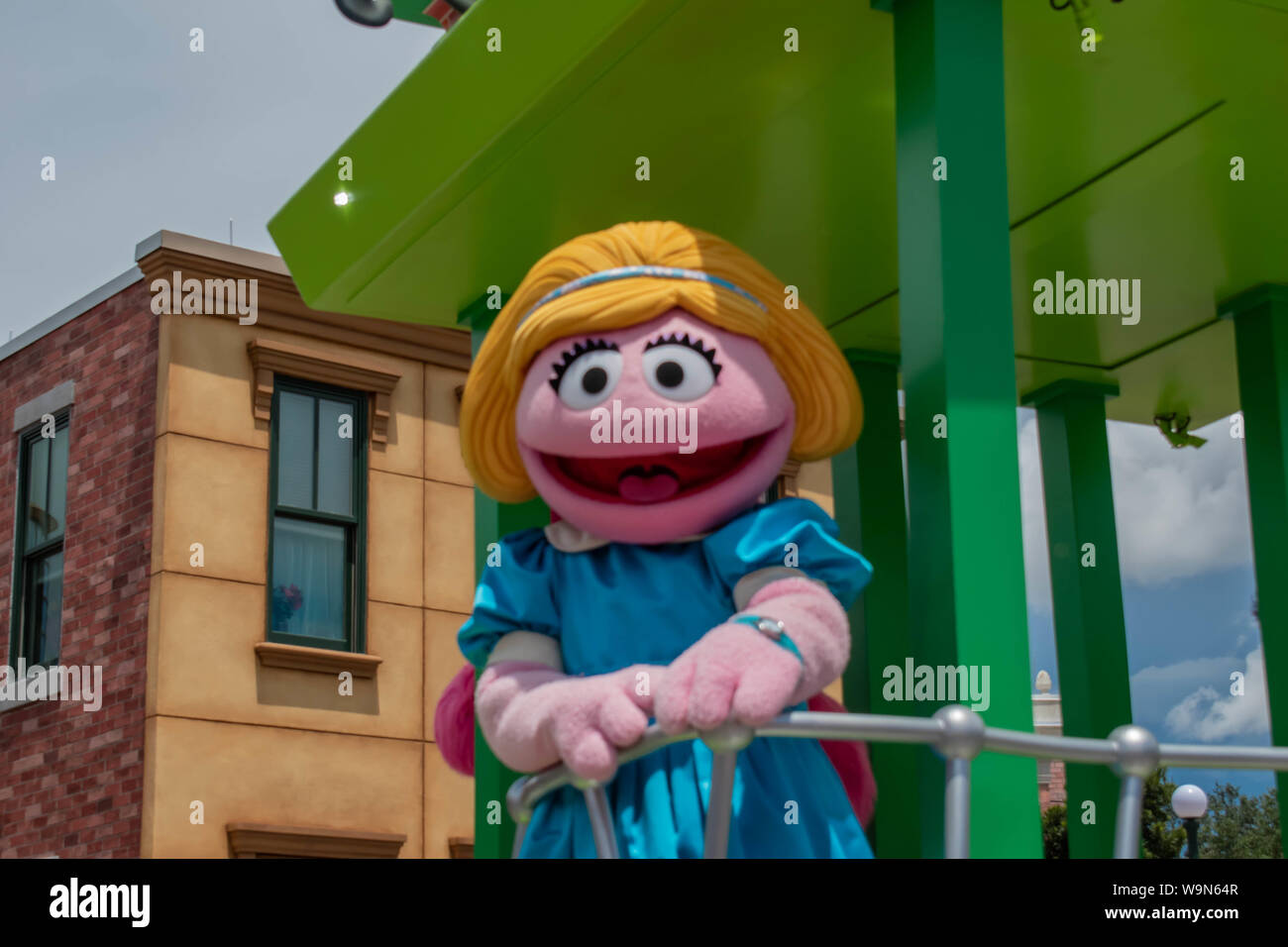 Orlando, Florida. August 07, 2019. Prairie Dawn on colorful float in ...