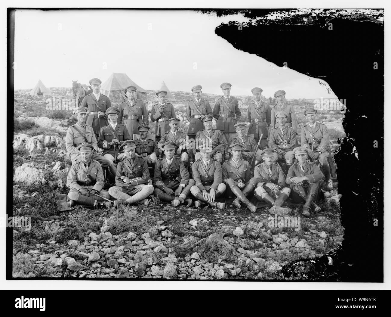 Battery of the 53rd division, 1918 Stock Photo - Alamy