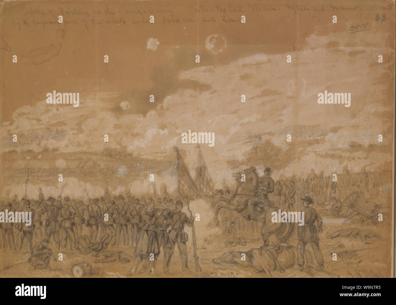 Battle of Gaines' Mill Stock Photo - Alamy