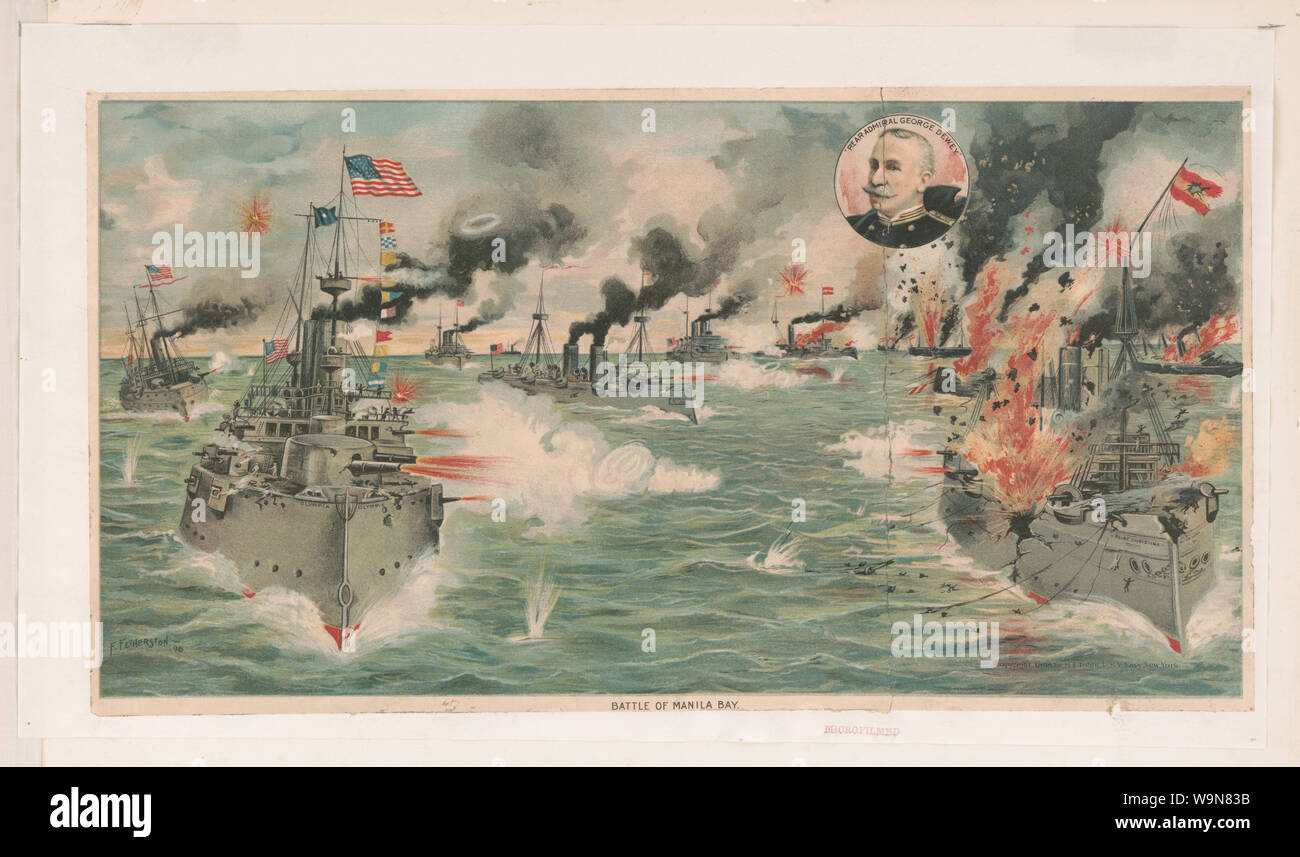 Battle of Manila Bay Stock Photo - Alamy