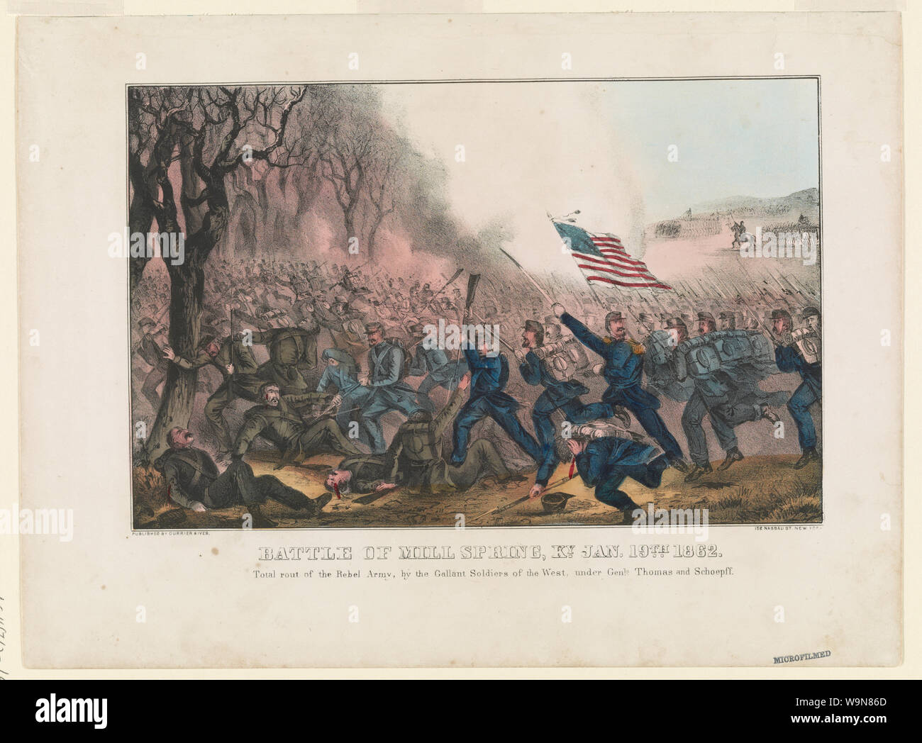 Battle of mill spring hi-res stock photography and images - Alamy