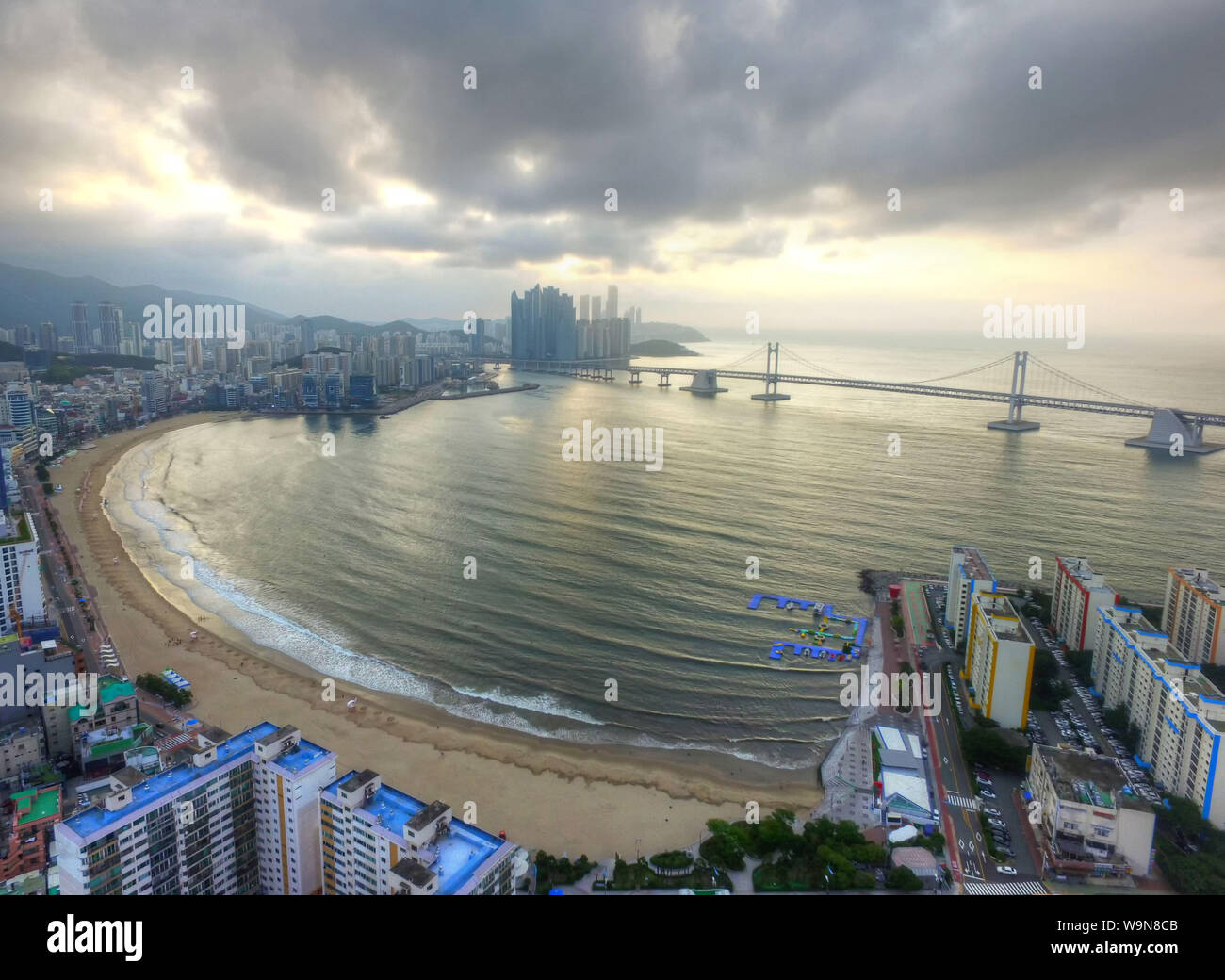 Wave cloudy morning summer gwangalli hi-res stock photography and ...