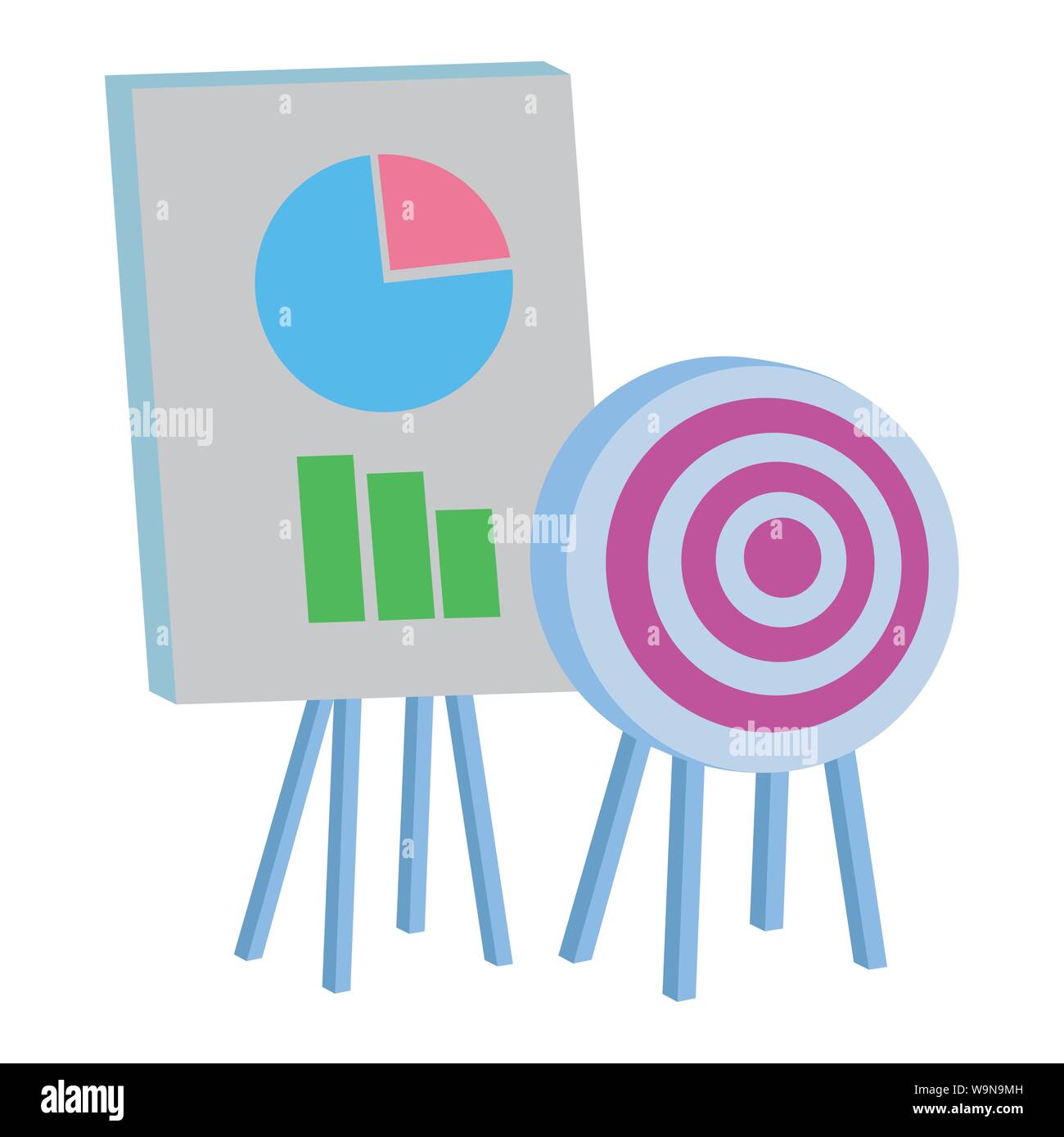 Office elements and business symbols Stock Vector Image & Art - Alamy