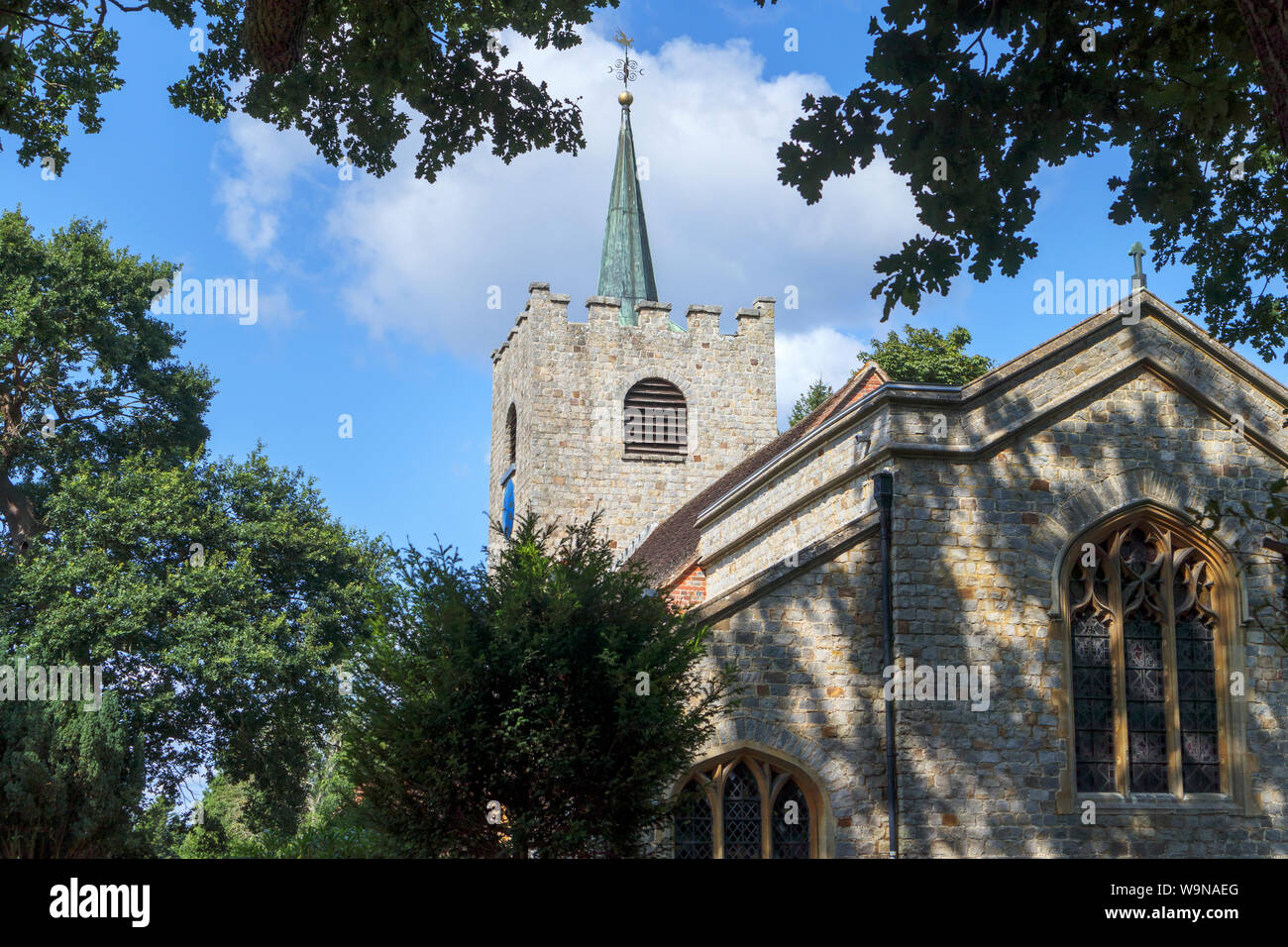 Church of St Michael and All Angels, a small country parish church in ...
