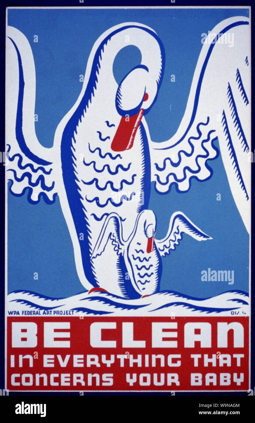 Be clean in everything that concerns your baby Abstract: Poster ...
